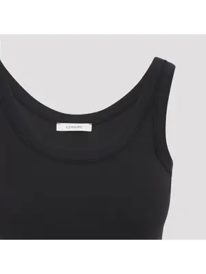 LEMAIRE Ribbed Top - Black