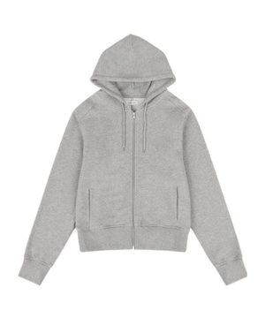 ENTIRE STUDIOS Slim Zip-up Hoodie - Heather Grey