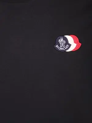 Moncler Logo Patch Crewneck T-shirt