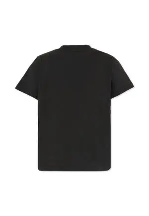 Moncler Logo Printed Crewneck T-shirt - Black