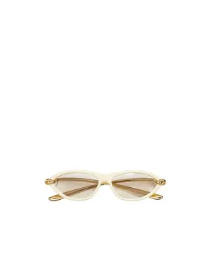 Bottega Veneta Knot Cat Eye Sunglasses - Beige/gray