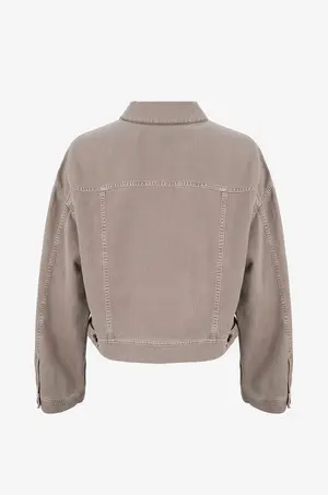 Brunello Cucinelli Cropped Denim Jacket