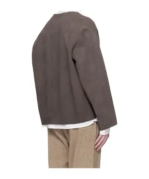 ENTIRE STUDIOS Suede Leather Jacket