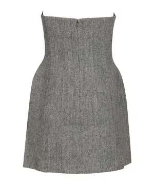 SELF-PORTRAIT Plunging Off-shoulder Mini Dress