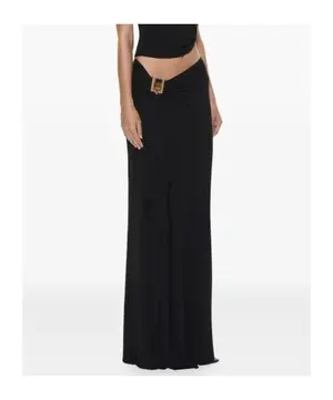 Christopher Esber Bezel Quartz Cascade Skirt - Black