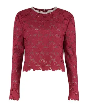 Self-portrait Padded Shoulder Tops For Women