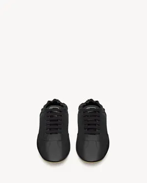 Saint Laurent Lewis Lace-up Sneakers - Black