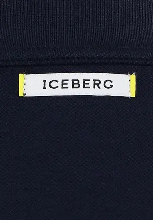 Iceberg Printed Polo Shirt - Black