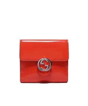Gucci Logo Wallet - Red