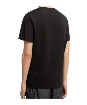 Moncler Logo Printed Crewneck T-shirt - Black
