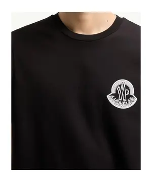 Moncler Logo Printed Crewneck T-shirt