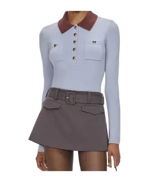 Self-portrait Pocket Shirts For Women