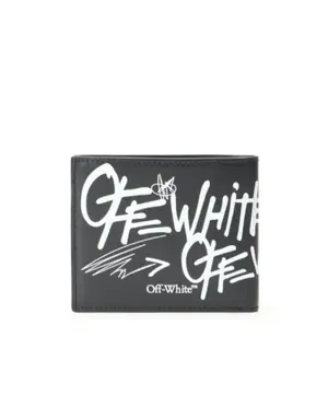 Off-White Diagonal Tape Bifoldwallet