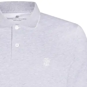 Brunello Cucinelli Logo Embroidered Short-sleeved Polo Shirt