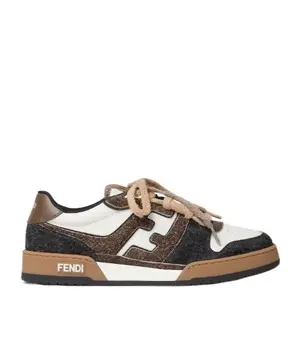 Fendi Ff Logo Printed Low-top Sneakers