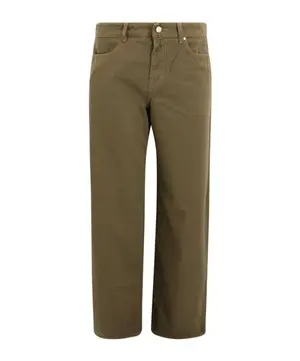 Max Mara Fatuo Straight Leg Trousers - Green