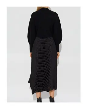 ALLSAINTS Sinead Pleated Midi Dress