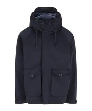 C.P. COMPANY Micro Kei Hooded Lens Jacket - Blue
