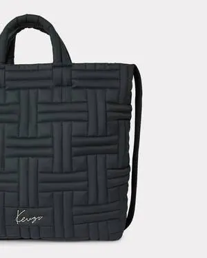 Kenzo Quilted Top-handle Tote Bag