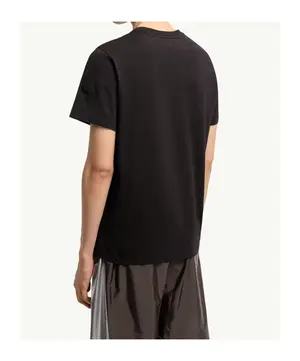 Moncler Logo Print T-shirt - Black