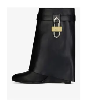 Givenchy Shark Lock Wedge Ankle Boots