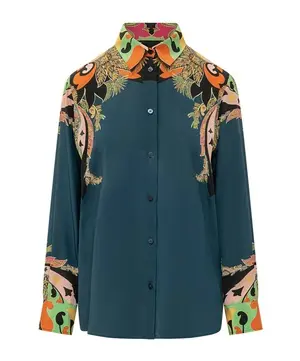 Etro Printed Long Sleeve Shirt