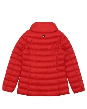 Max Mara Quilted Short Down Jacket With Zipper And Stand Collar