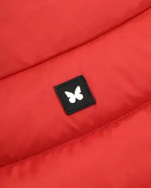 Max Mara Quilted Short Down Jacket With Zipper And Stand Collar