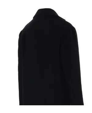 Moschino Single-breasted Coat - Black