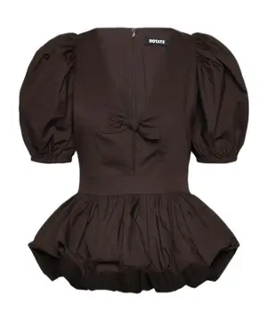Rotate By Birger Christensen Puff Sleeve Blouses