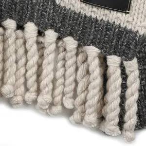 GANNI Patchwork Fringe Jumper