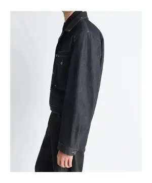 LEMAIRE Trucker Jacket In Denim - Slate