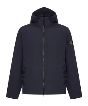 Stone Island Logo Patch Hooded Jacket