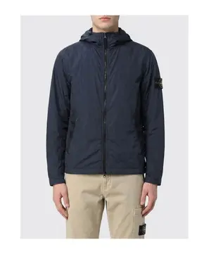 Stone Island Logo Patch Hooded Jacket