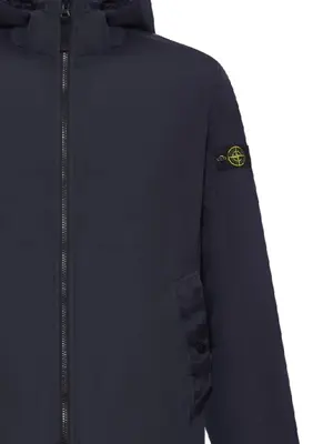 Stone Island Logo Patch Hooded Jacket
