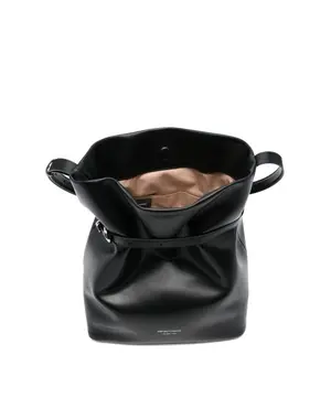 Emporio Armani Belted Hobo Shoulder Bag - Black