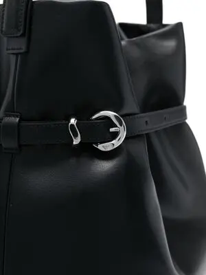 Emporio Armani Belted Hobo Shoulder Bag - Black
