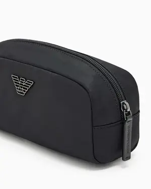 Emporio Armani Eagle Plaque Makeup Bag