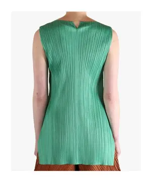 PLEATS PLEASE BY ISSEY MIYAKE Sleeveless Pleated Tunic