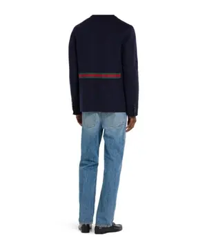 Gucci Slim Fit Denim Jeans - Light Blue