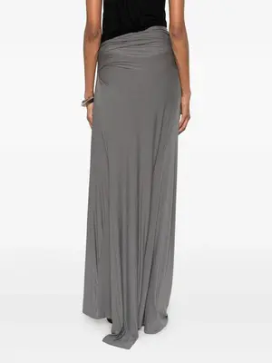 ENTIRE STUDIOS Asymmetrical Draped Maxi Skirt