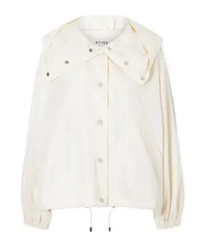 RÓHE Hooded Casual Jacket - White