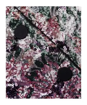 SELF-PORTRAIT Embellished Floral Sequin Jacket - Multicolor