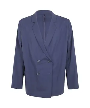PT TORINO Double Breasted Jacket - Blue