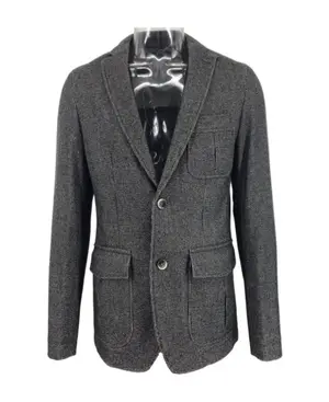 Hugo Boss Button Suit Jacket - Black