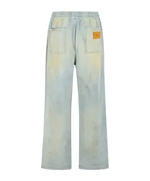 Amiri Straight Leg Baggy Jeans - Lightblue
