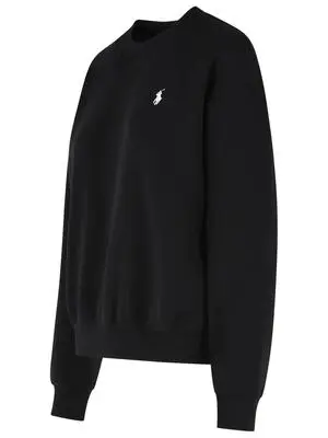 Polo Ralph Lauren Logo Crewneck Sweatshirt - Black