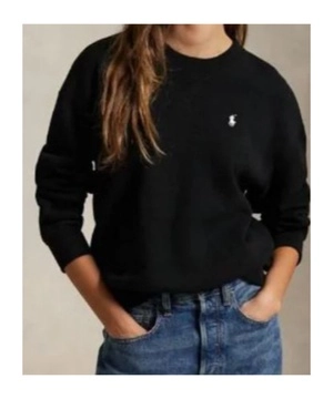 Polo Ralph Lauren Logo Crewneck Sweatshirt - Black