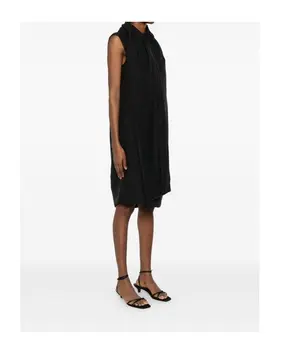 TOTEME Sleeveless Midi Dress With Attached Scarf