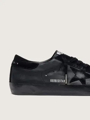 GOLDEN GOOSE Super-star Low-top Sneakers - Black